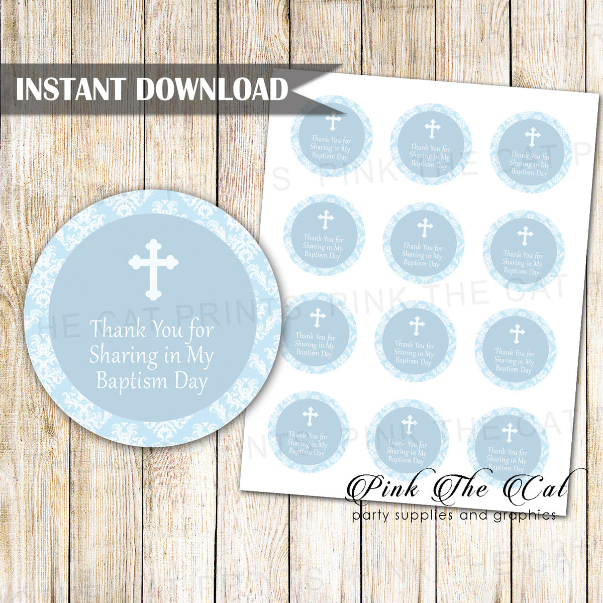 Free Printable Labels Blue